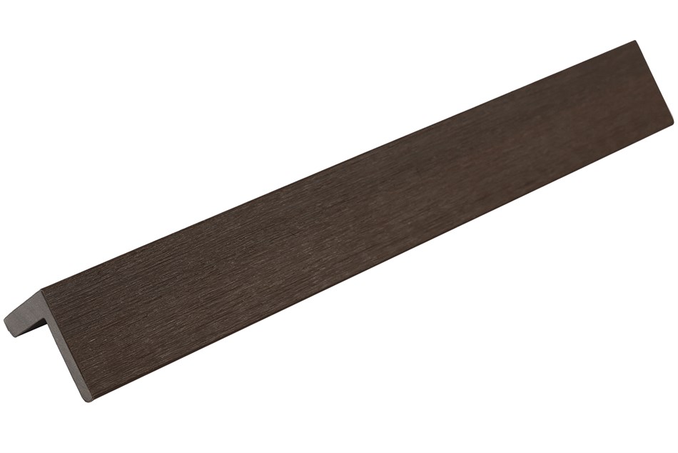 Naturale Composite Decking Edge Angle Walnut | Composite Decking ...