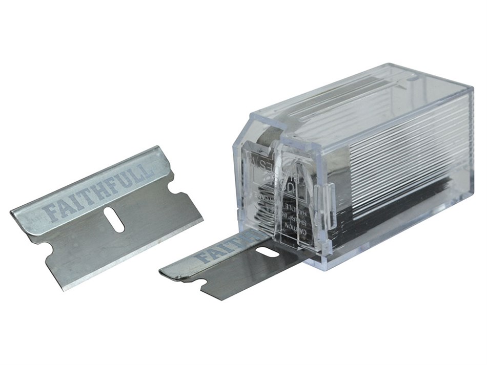 Faithfull Spare Razor Blades - Pack of 10 - Faiscrarazbl | Decorators ...