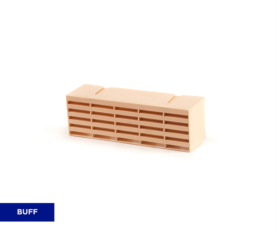 Plastic Airbrick 215mm x 69mm x 60mm | Wall Ventilation